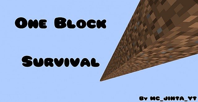 One Block Survival Minecraft Map