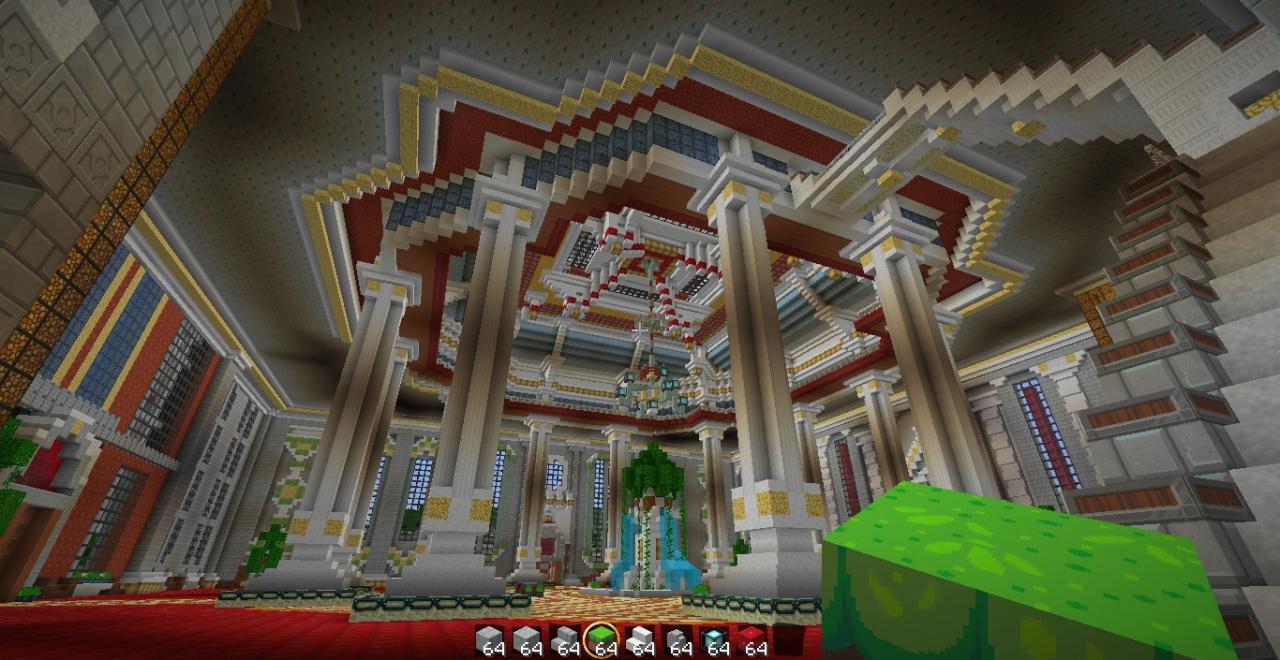 Forbiden alabaster palace Minecraft Map