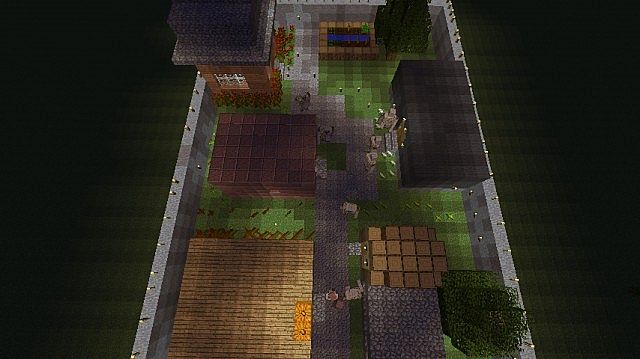 My First Village!! Minecraft Map
