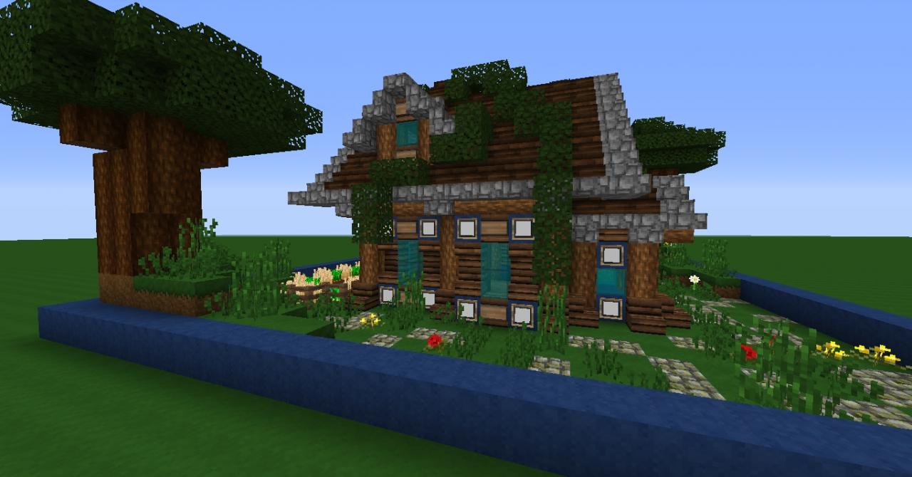 Blue - A Rural Home Minecraft Map