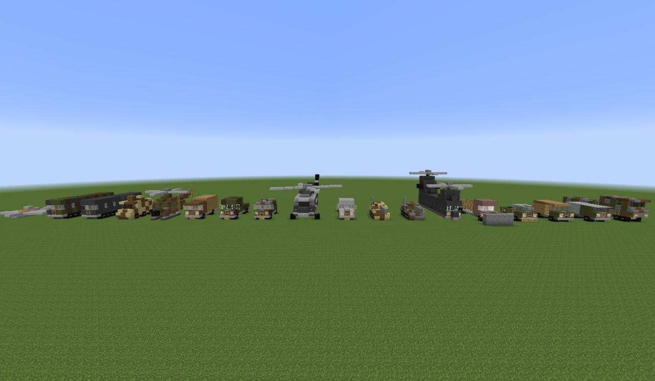Military Vehicles Minecraft Map