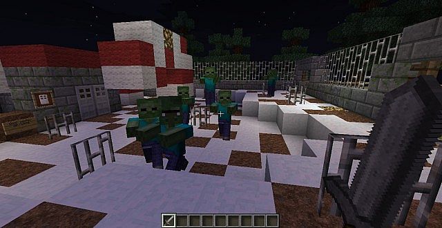 Merry Christmas Zombies Minecraft Map