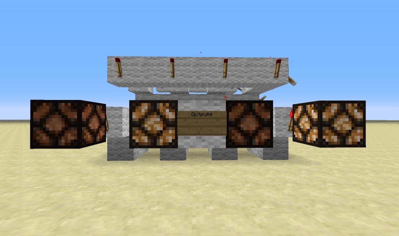 Expandable RS NOR Latch memory cell Minecraft Map