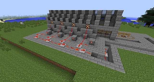 Auto Red-stone High Speed Train Station/System V0.3b Minecraft Map