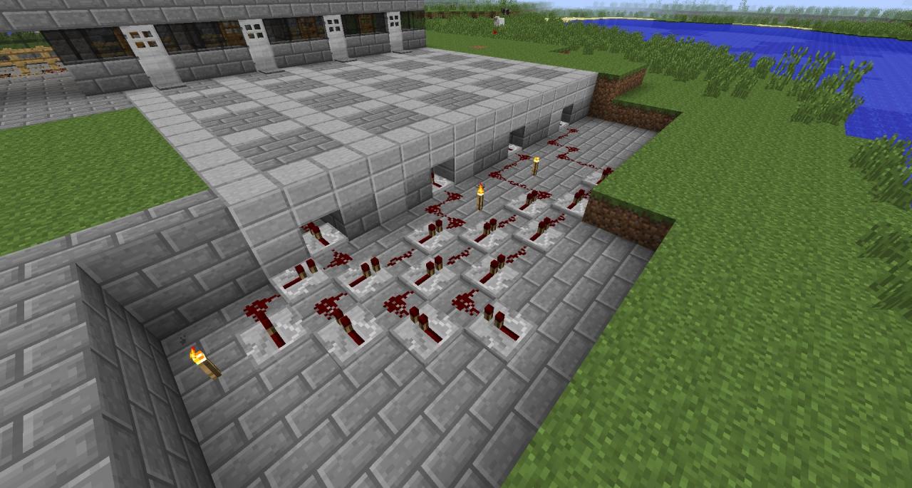 Auto Red-stone High Speed Train Station/System V0.3b Minecraft Map