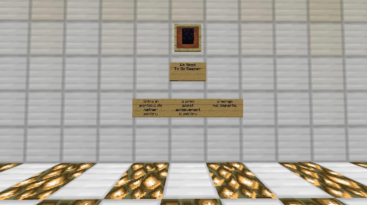 Achievements World Minecraft Map