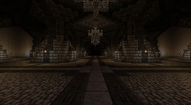 Dwarven/Gothic Hall Minecraft Map