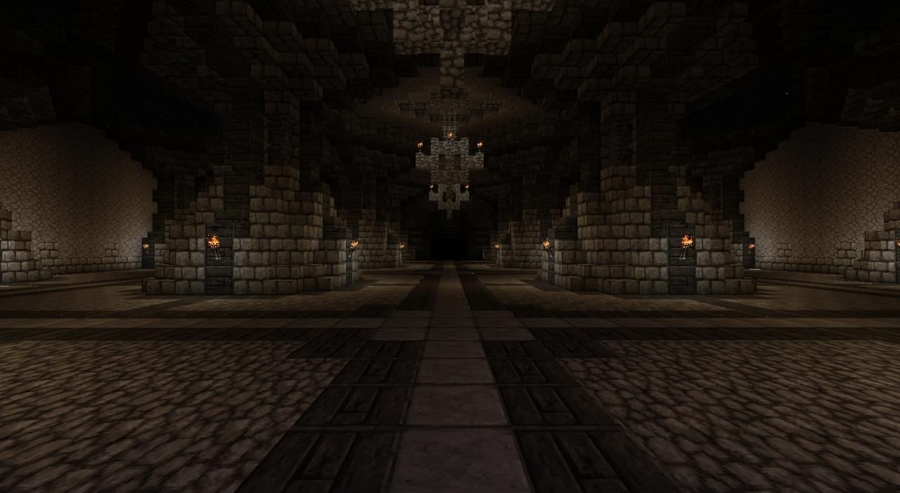 Dwarven/Gothic Hall Minecraft Map