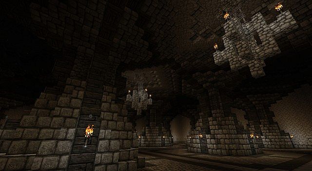 Dwarven/Gothic Hall Minecraft Map
