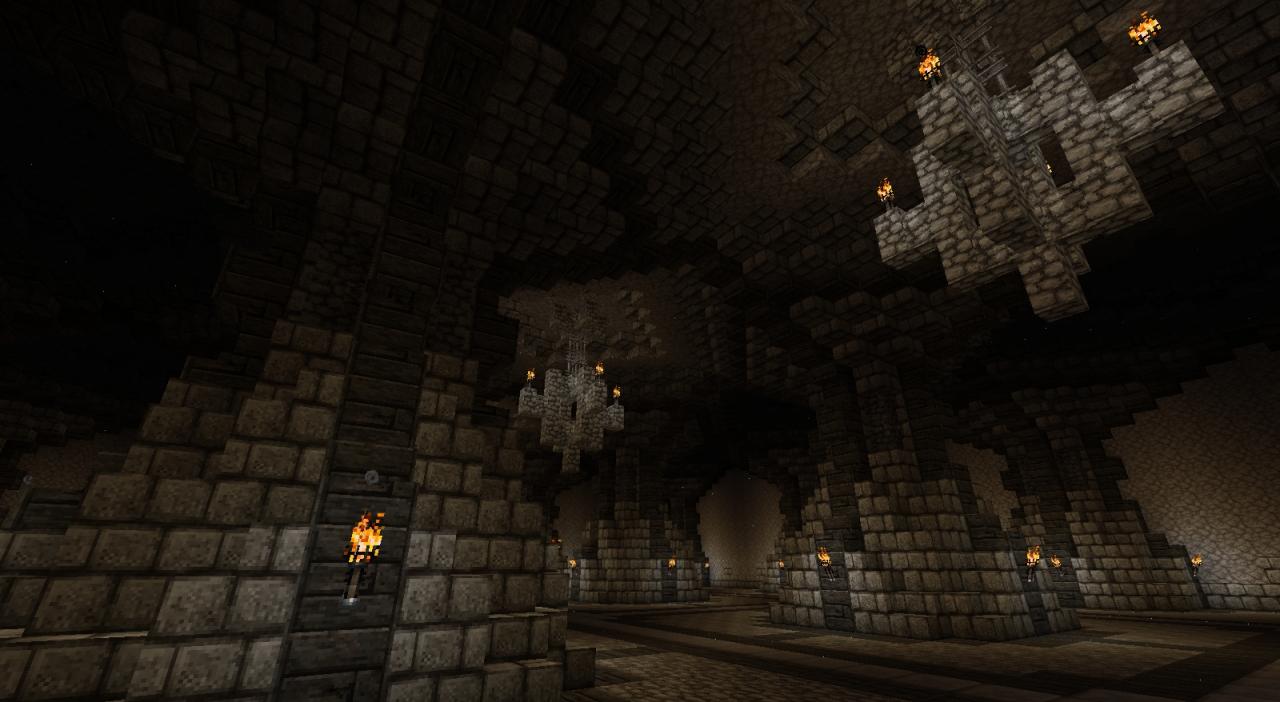 Dwarven/Gothic Hall Minecraft Map