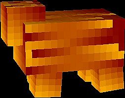 Flaming passive mobs Minecraft Texture Pack