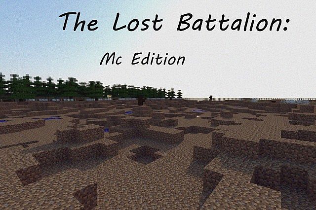 The Lost Battalion: WWI Minecraft Challenge map Minecraft Map