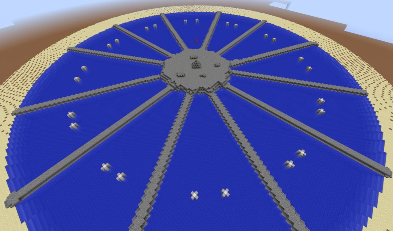 Hunger Games: Catching Fire Arena. Minecraft Map