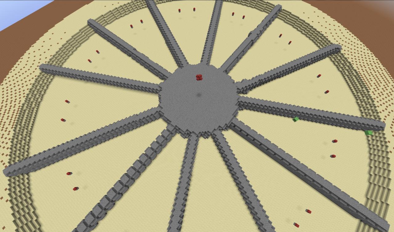 Hunger Games: Catching Fire Arena. Minecraft Map