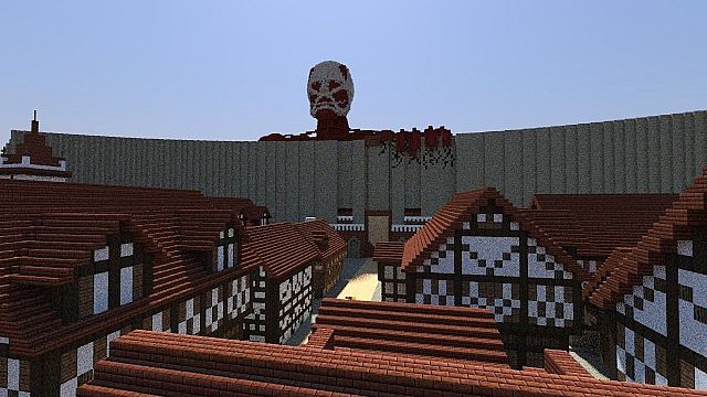 Shingeki No Kyojin shiganshina project(Download!) Minecraft Map