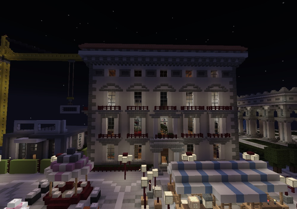A normal city house Minecraft Map