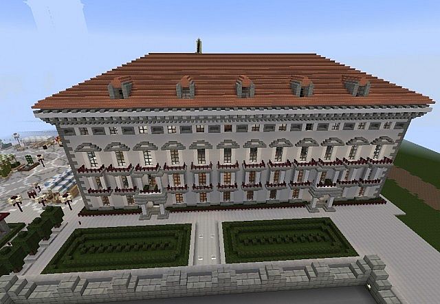 A normal city house Minecraft Map