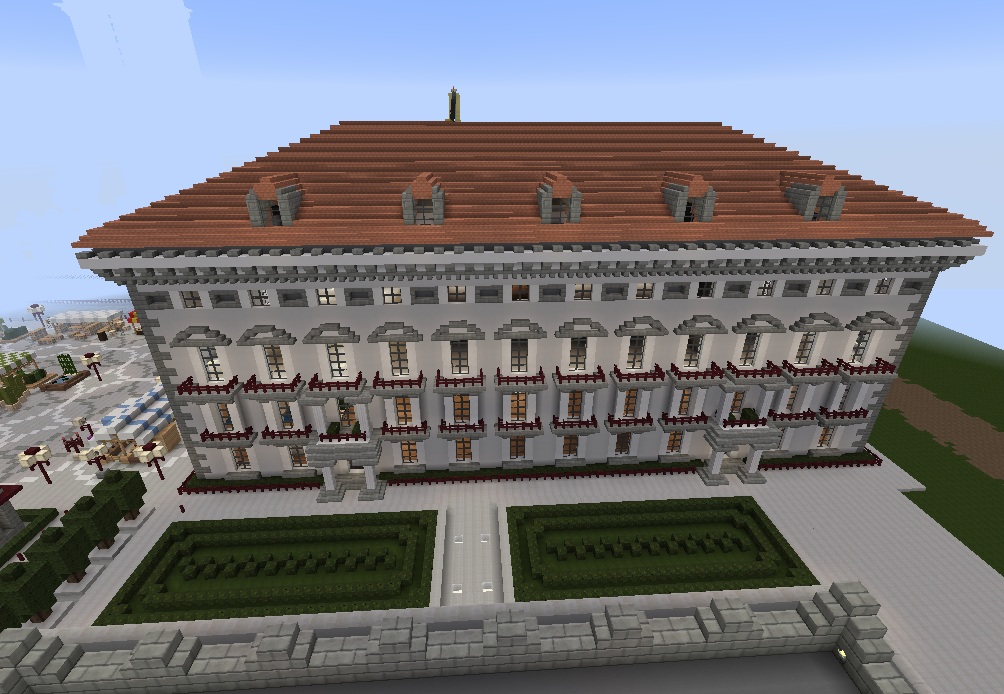 A normal city house Minecraft Map