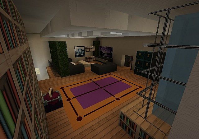 A normal city house Minecraft Map