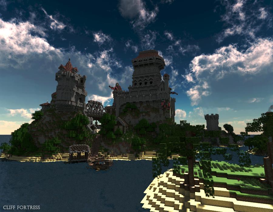 Cliff Fortress 2014 Minecraft Map