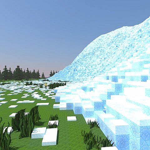 Glacier Wall Minecraft Map