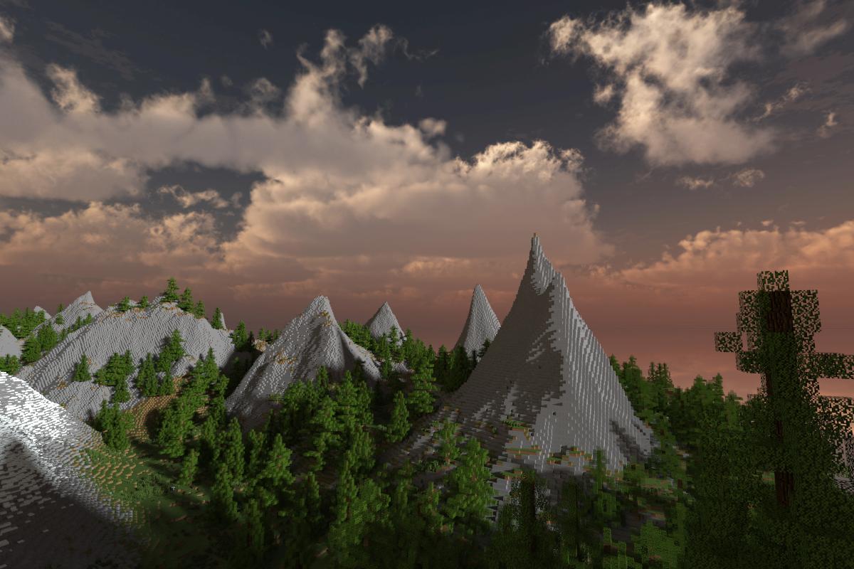 Realistic Custom Terrain Minecraft Map