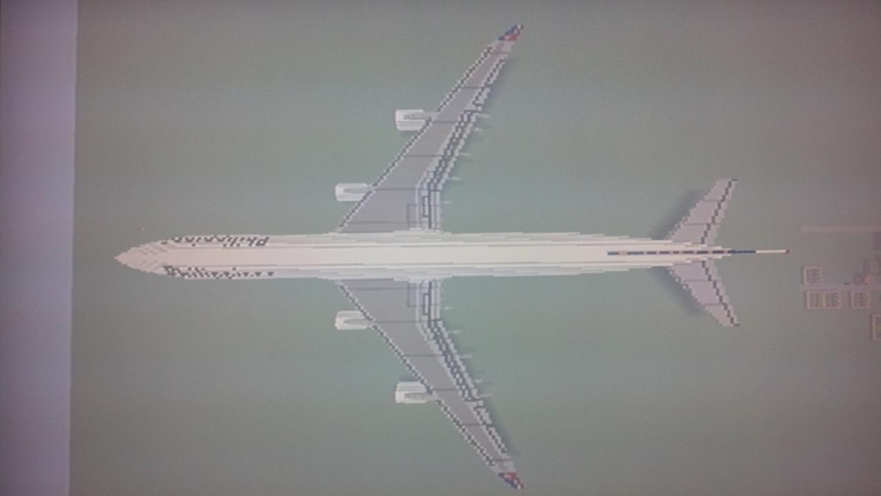 Airbus A340-300 (Philippines Airlines) Minecraft Map
