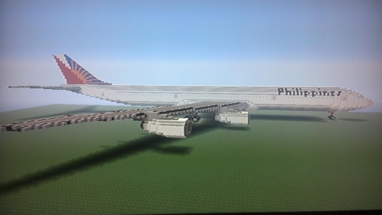 Airbus A340-300 (Philippines Airlines) Minecraft Map