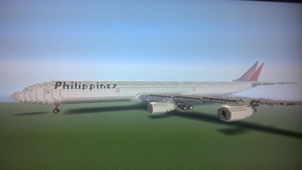 Airbus A340-300 (Philippines Airlines) Minecraft Map