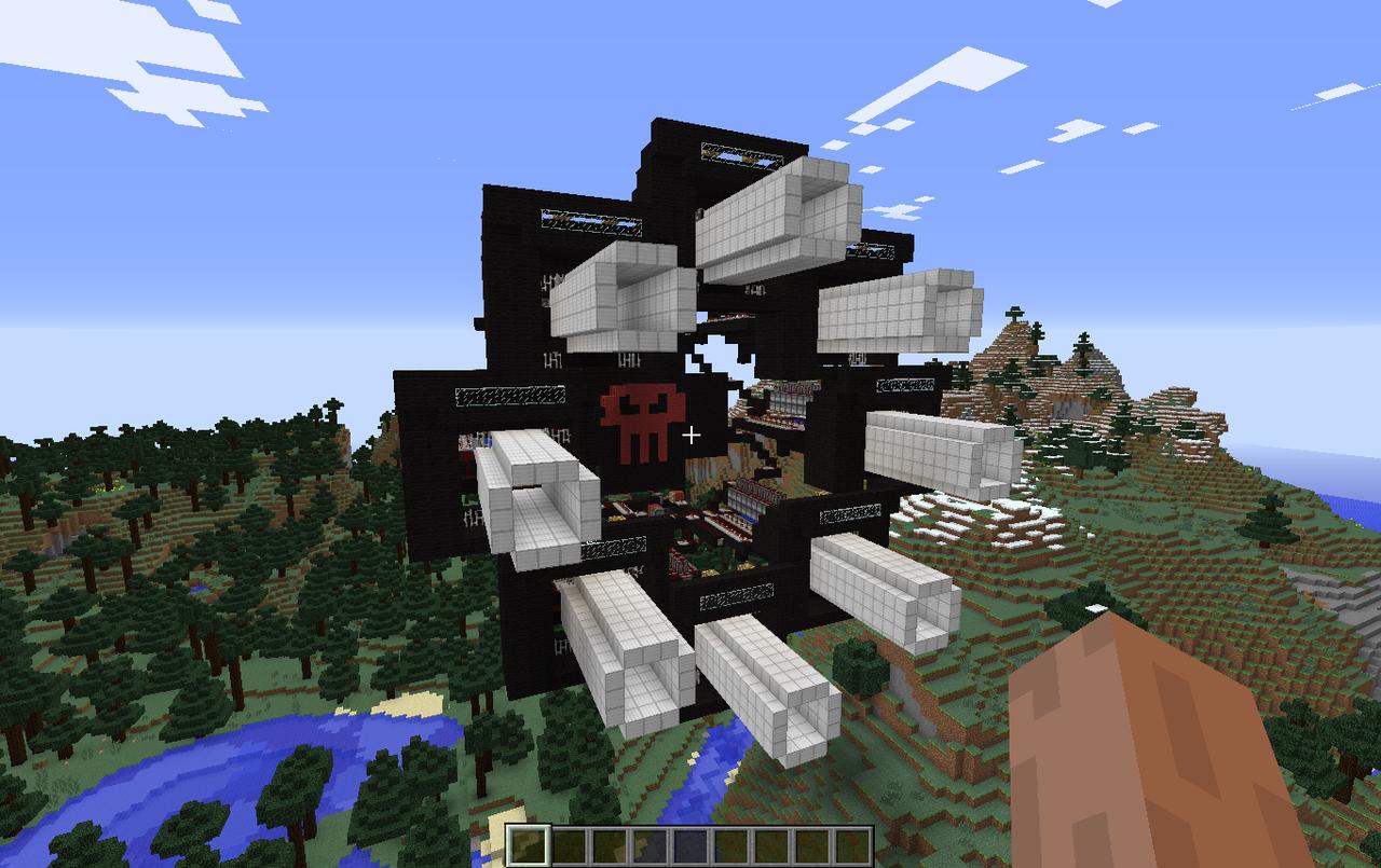 Working TNT Gatling Gun/Cannon full automatic Minecraft Map