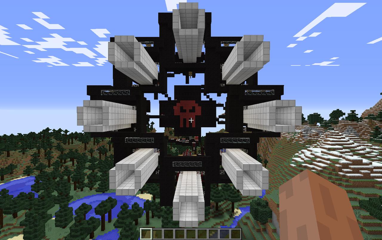Working TNT Gatling Gun/Cannon full automatic Minecraft Map