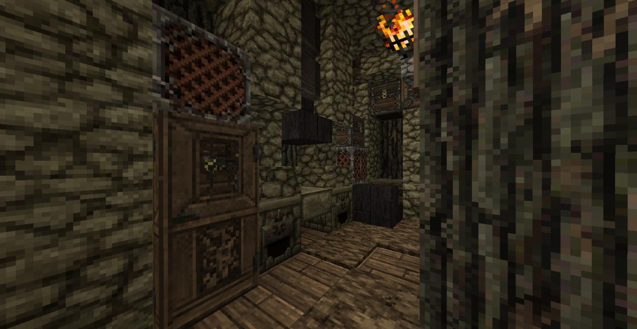 Cliffview Manor - A Detailed Medieval Build (Pop Reel!) Minecraft Map