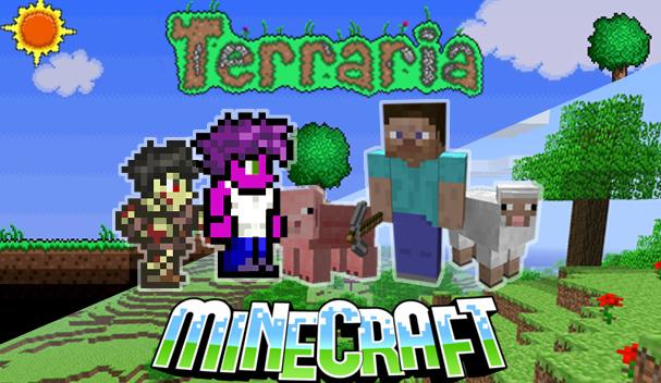 Terraria VS Minecraft >First Blog! Minecraft Blog