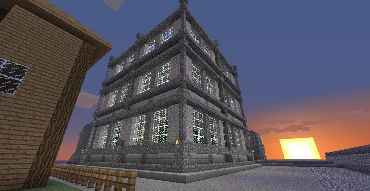 Nice Cobblestone House Minecraft Map