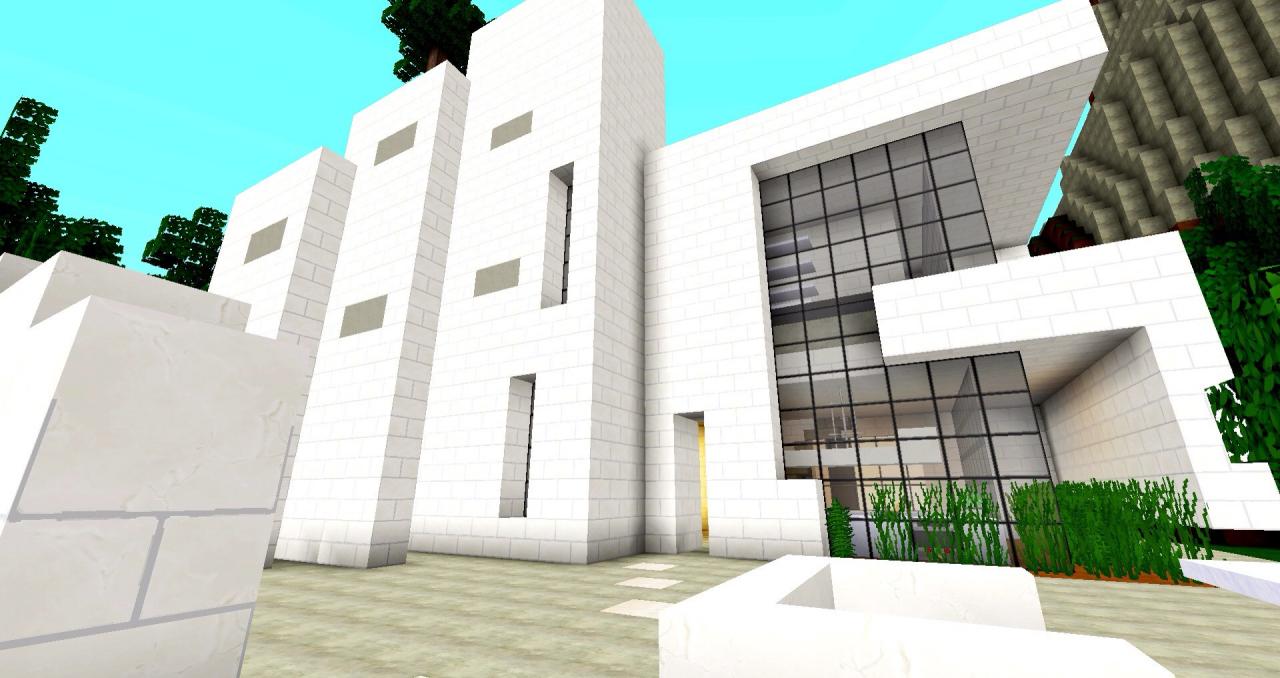 "Post Modern Home" - Experimental Concept Minecraft Map