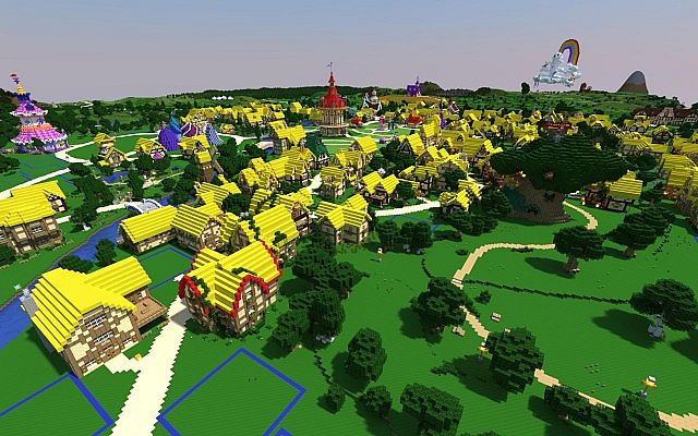 Town Minecraft Map