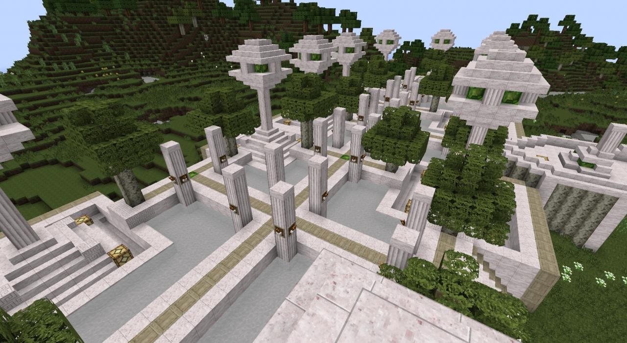 Roman Style Server Spawn Minecraft Map