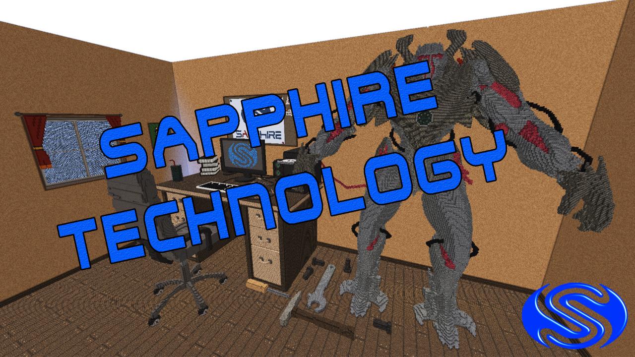 Robot /w SAPPHIRE Technology R-oboty Minecraft Map