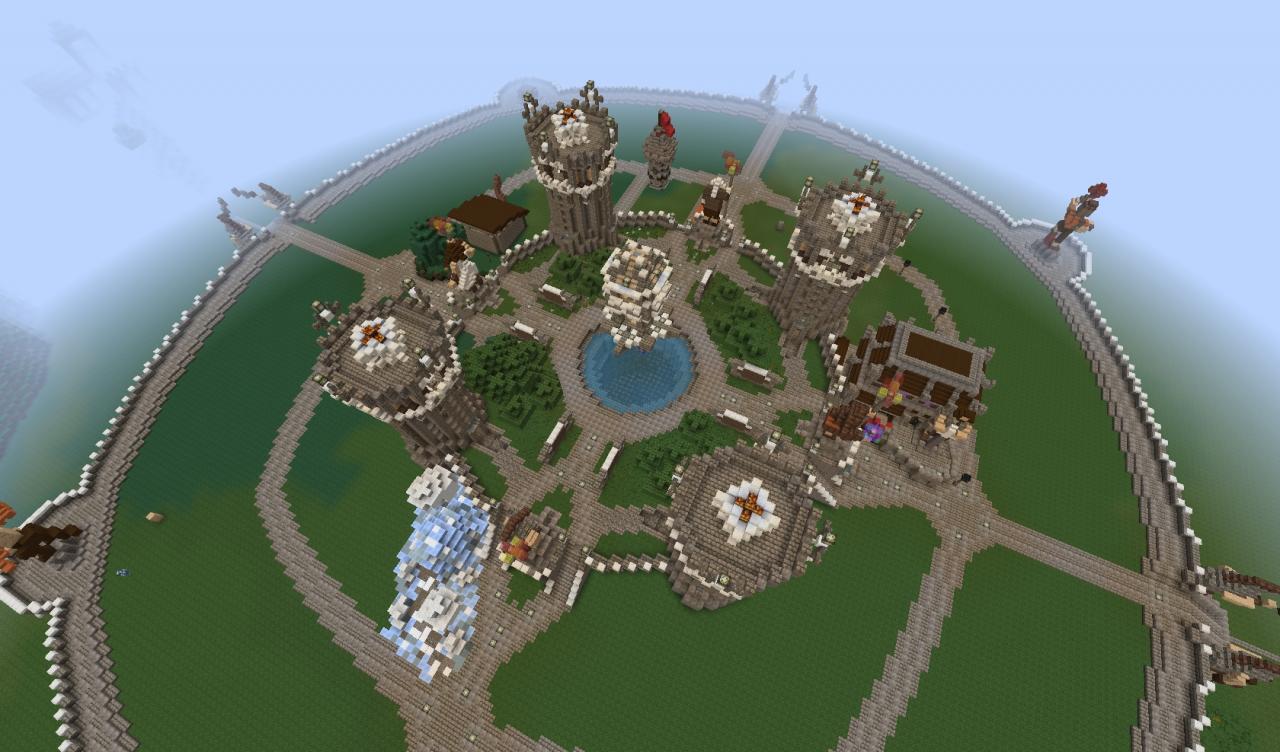 StoryCraft Spawn City Minecraft Map