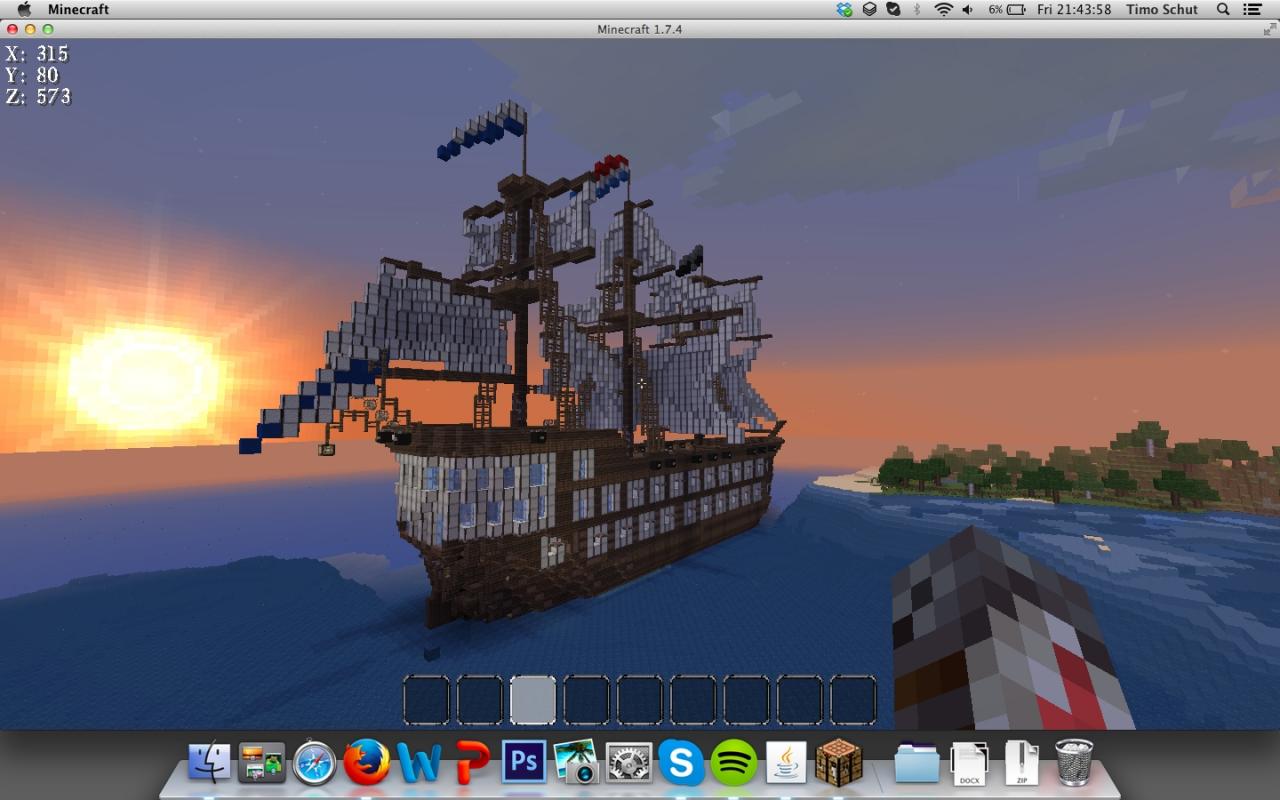 Medieval boat Minecraft Map