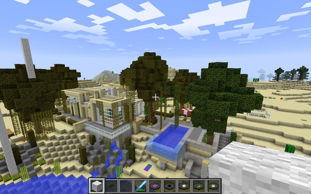 Bill Gate's Modern House Minecraft Map