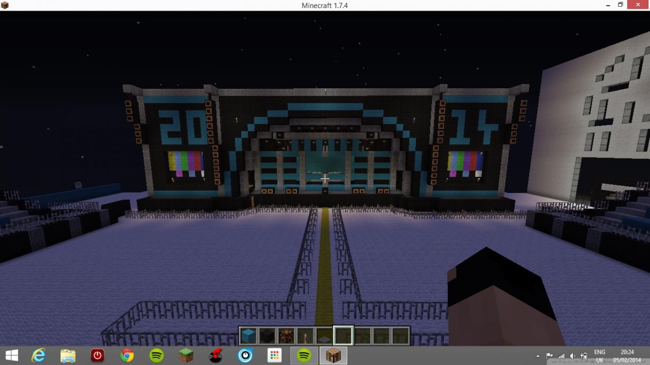 Winter Wonderland Music Festival Minecraft Map