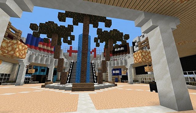 Minecraft shopping center Minecraft Map