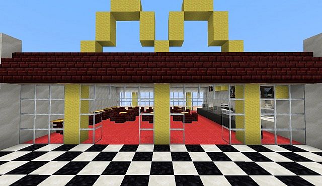 Minecraft shopping center Minecraft Map