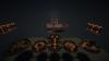 Flying server spawn with a steampunk theme Minecraft Map