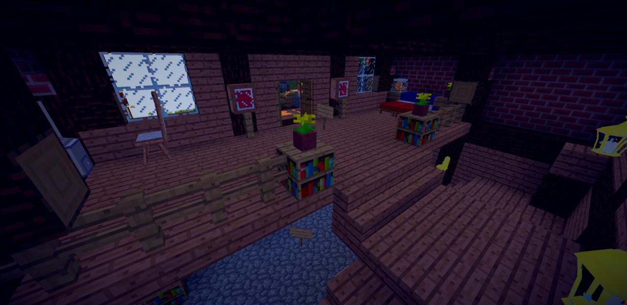 House with Landscape Minecraft Map