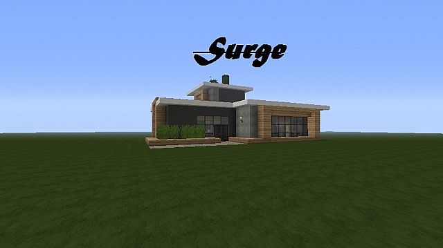 Surge, Modern house Minecraft Map