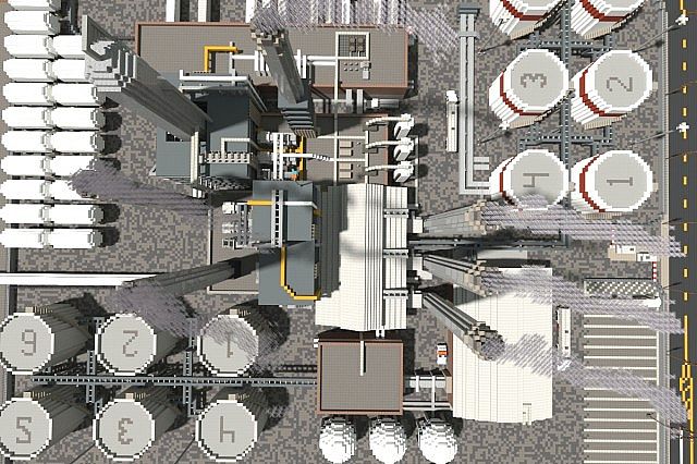 Lapiz Point's Oil Refinery | ECS Minecraft Map
