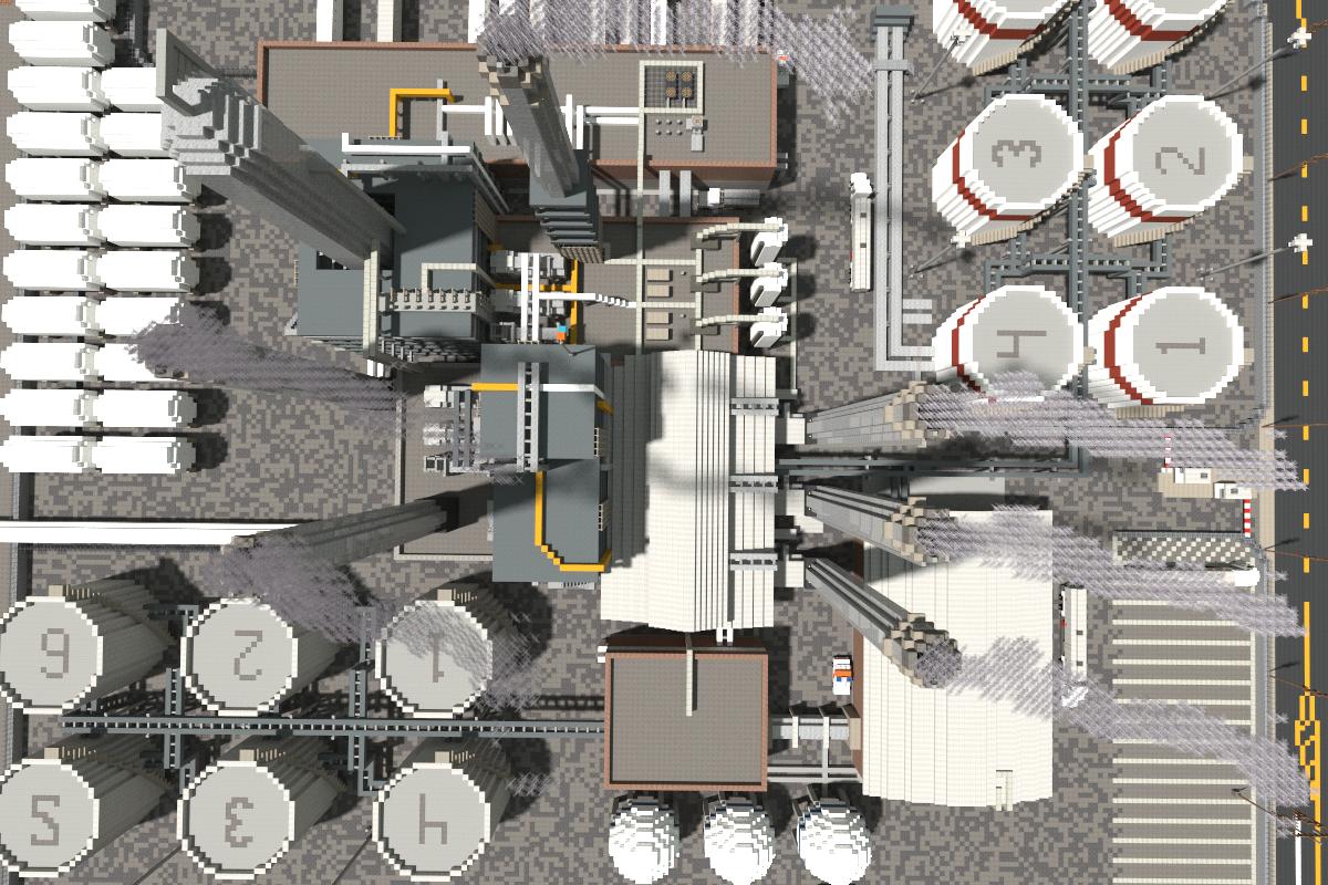 Lapiz Point's Oil Refinery | ECS Minecraft Map