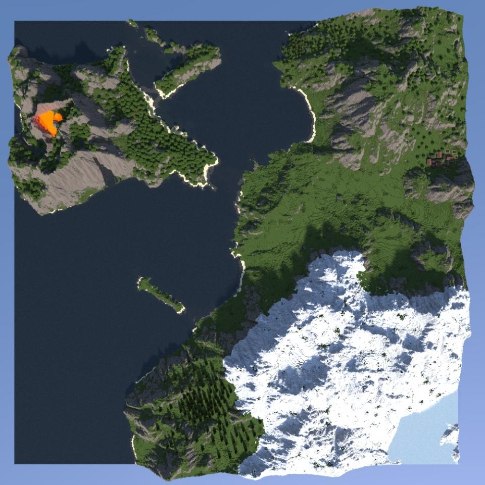 Vulcano island 1000x1000 ( a survival ready map ) [ ultrarealistic ...